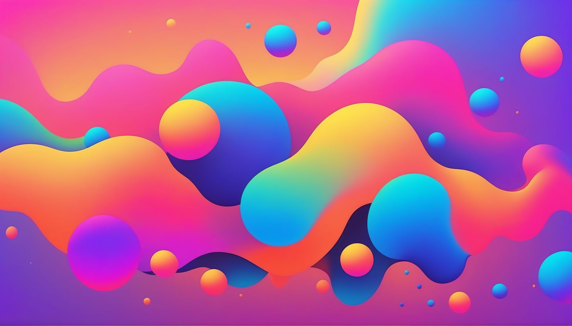 Colorful Gradient Blobs, Backgrounds, Abstract Backgrounds, Abstract, Geometric Shape, Liquid ...