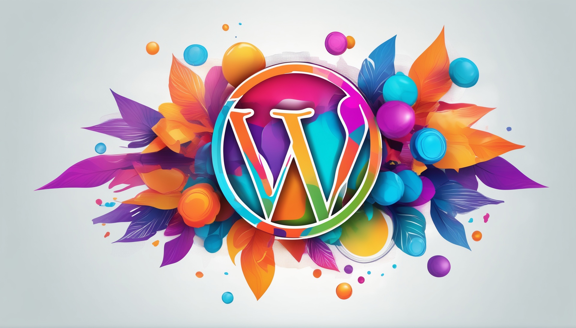 Creative WordPress Logo, Creative, Vibrant and Fun, Illustration ...